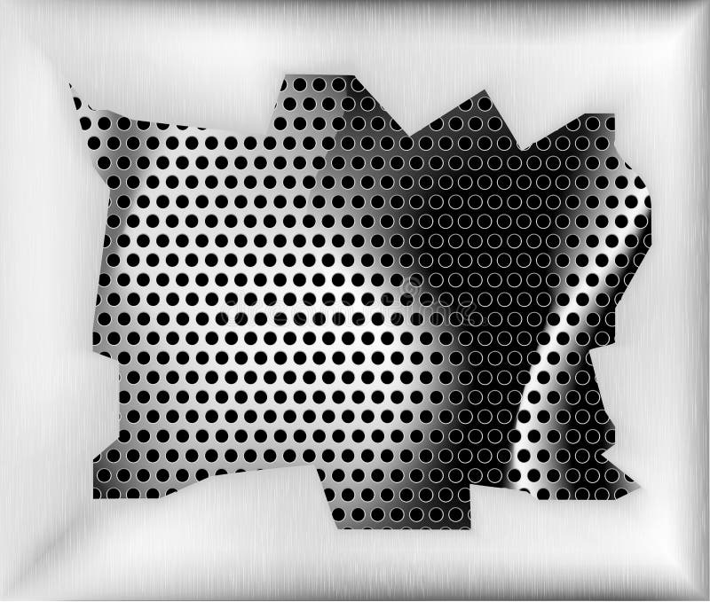 Distorted metal background stock illustration. Illustration of ...