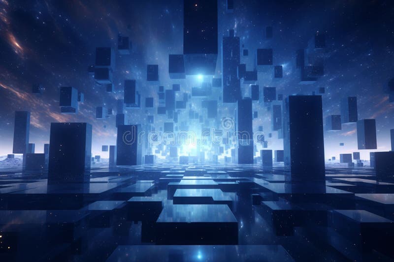 Distorted Perspective of Space Time and Matter Stock Illustration ... Distorted Perspective of Space Time and Matter Stock Illustration ...