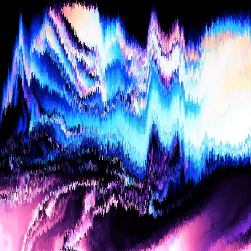 Distorted Picture. Optical Illusion of Movement of Forms. Stock Vector ...