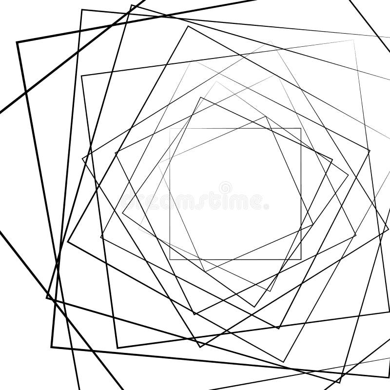 Distorted Random Radiating Lines Abstract Monochrome Pattern Stock ...