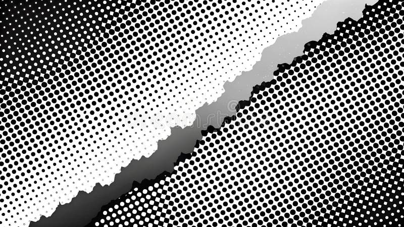 Distorted Reality: a Monochrome Halftone Exploration of Abstract Space ...