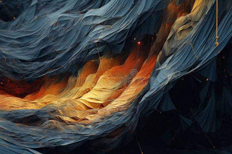 Distorted Reality Unveiling a Cosmic Tapestry Stock Illustration ...