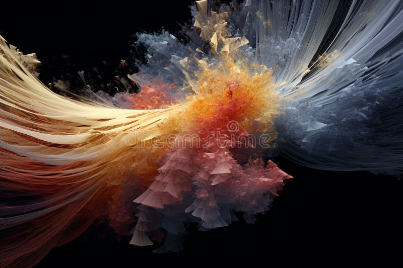 Distorted Reality Unveiling a Cosmic Tapestry Stock Illustration ...