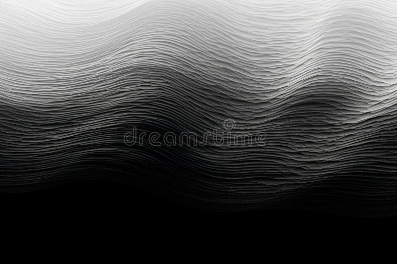 Distorted Scan Lines in Motion Blur Effect Style Black and White ...