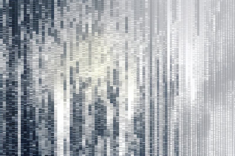 Distorted Scan Lines in Motion Blur Effect Style Black and White ...