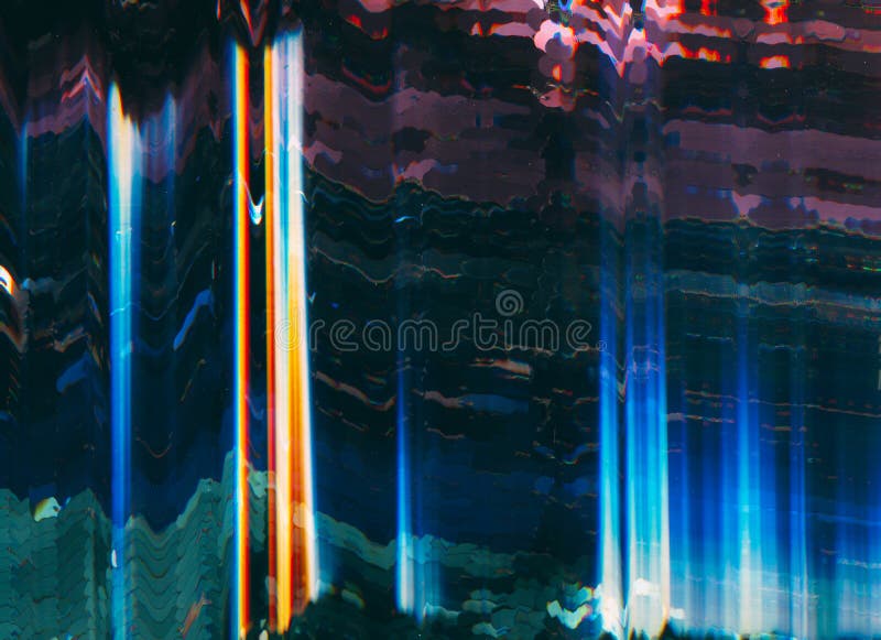 Distorted Screen Signal Error Glitch Lines Stock Photo - Image of hack ...
