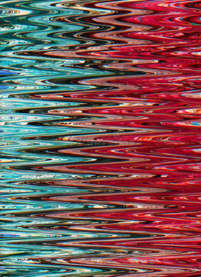 Distorted Screen Signal Error Glitch Lines Stock Illustration ...