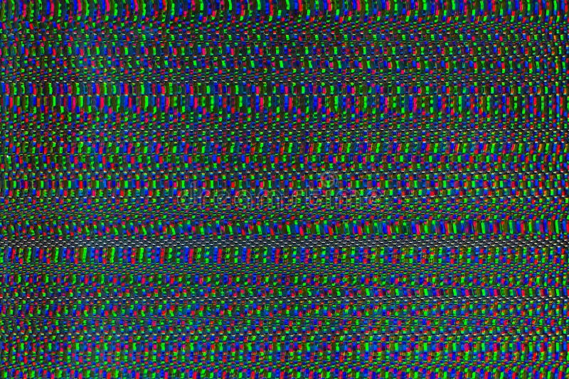 Distorted Screen Signal Error Dot Pixel Pattern Stock Image - Image of ...