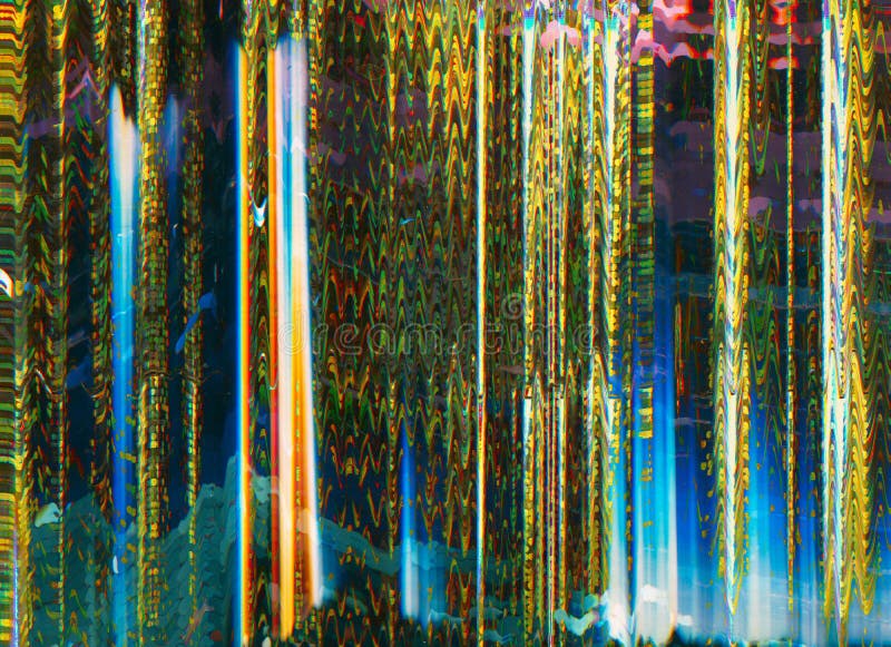 Distorted Screen System Damage Glitch Effect Stock Image - Image of ...