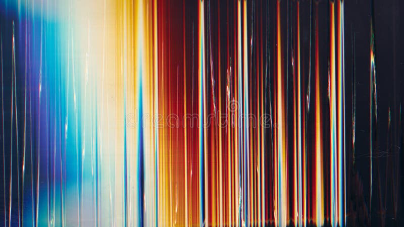 Distorted Screen Signal Error Glitch Lines Stock Illustration ...