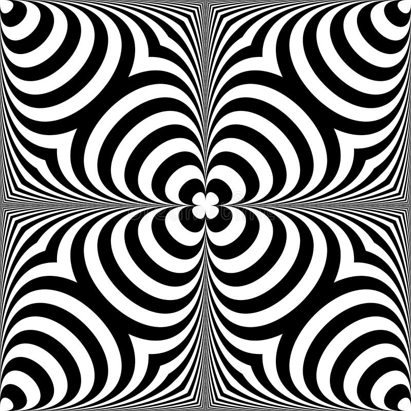 Distorted Seamless Pattern. Repeatable Abstract Monochrome Background ...