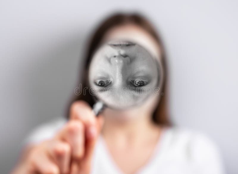 Woman Distorted Self Image Stock Photos - Free & Royalty-Free Stock ...