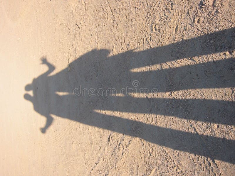 Distorted shadow stock photo. Image of desert, happiness - 113296