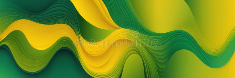 Distorted Shapes in Green and Goldenrod Stock Photo - Image of shapes ...