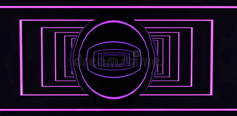 Distorted Space Generation. Rectangular Figures Change Their Shape ...