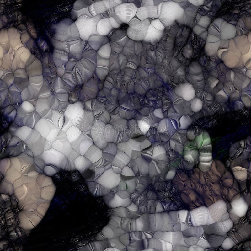 Distorted Spot Blotch Effect Seamless Pattern. Vibrant Boho Organic ...