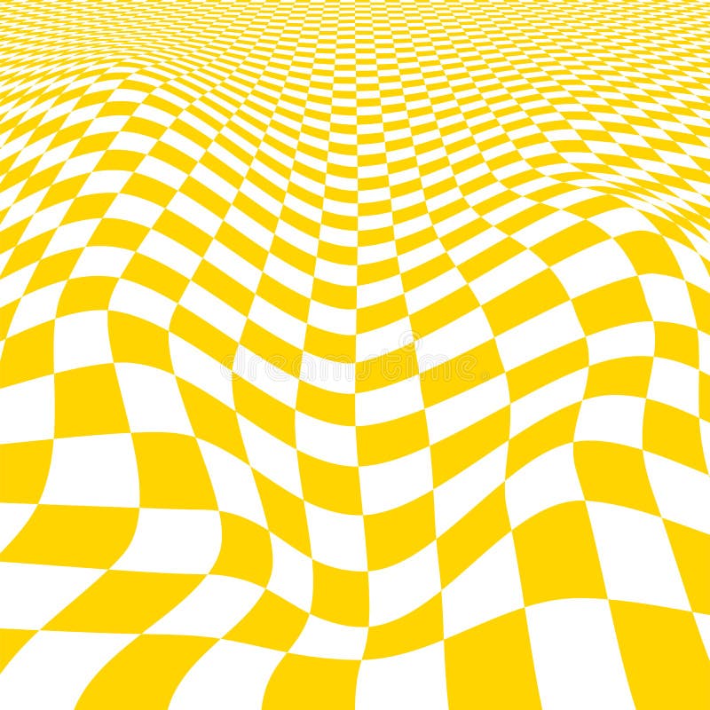 Distorted Square Pattern, Checkerboard Stock Vector - Illustration of ...