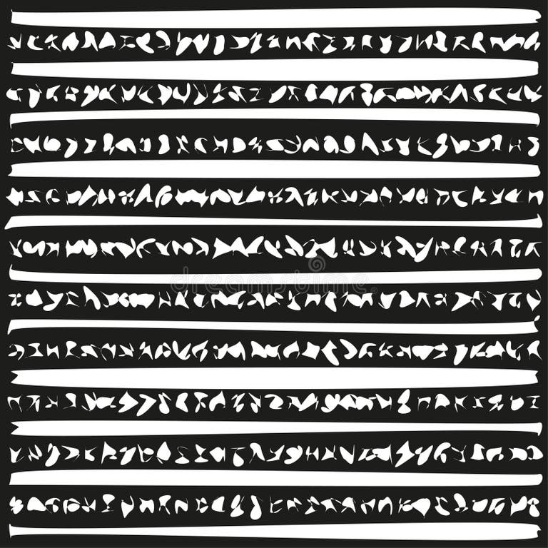 Distorted Stripes Pattern. Optical Illusion Vector. Black Abstract ...