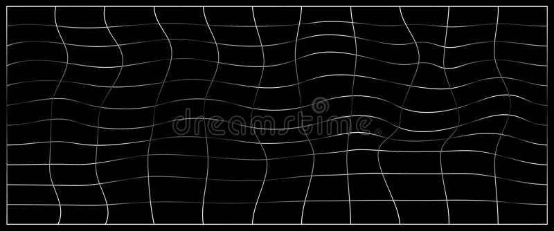 Distorted Vertical Grid Pattern, Flower Text Pattern. Stock ...