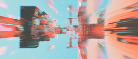 Distorted Visual Effect Presenting Glitch Art from Digital Errors in ...