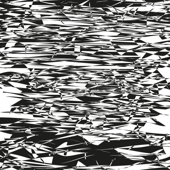 Distorted Wave Lines. Abstract Noise Surface. Vector Static Pattern ...