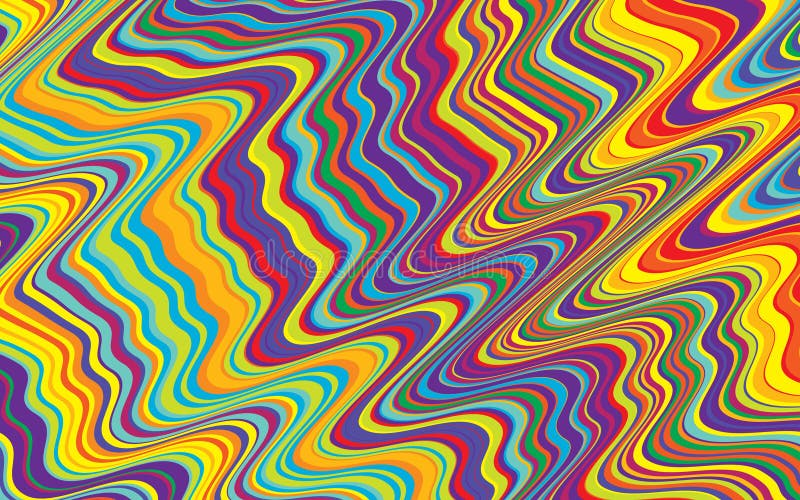 Distorted Wavy-waving Lines, Stripes Vector Texture Stock Vector ...