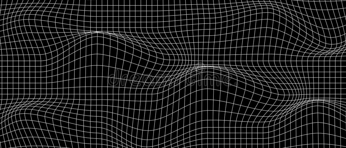 Distorted Grid Pattern Bent Stock Illustrations – 93 Distorted Grid ...