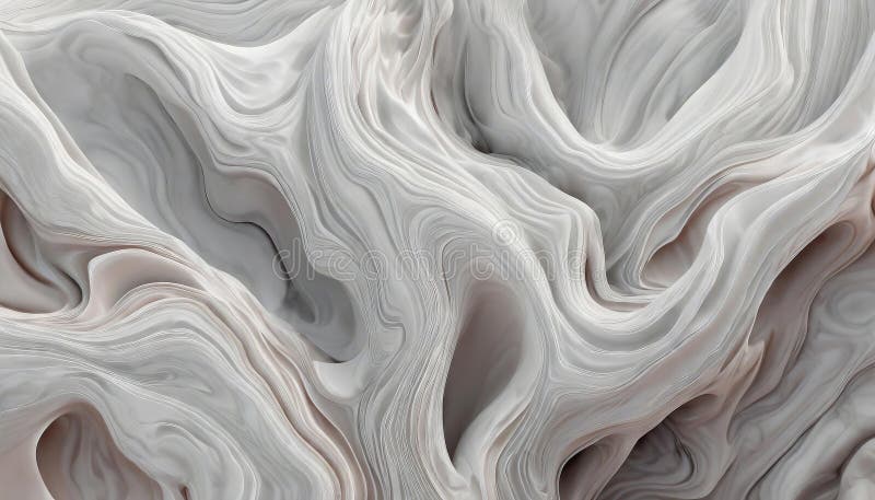 Distorted White Marble 3d Shapes with Trendy Pastel Psychedelic ...