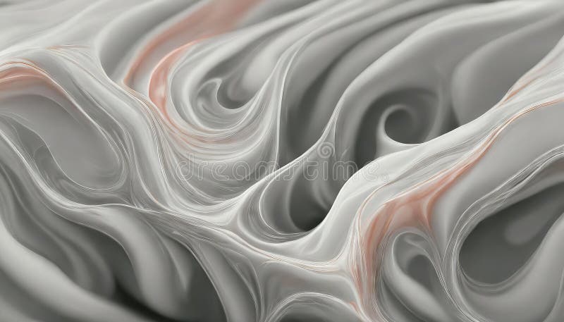 Distorted White Marble 3d Shapes with Trendy Pastel Psychedelic ...