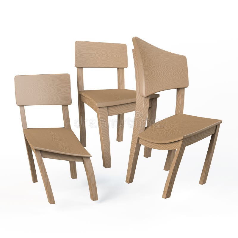 Distorted Wooden Chairs Stock Photos - Free & Royalty-Free Stock Photos ...