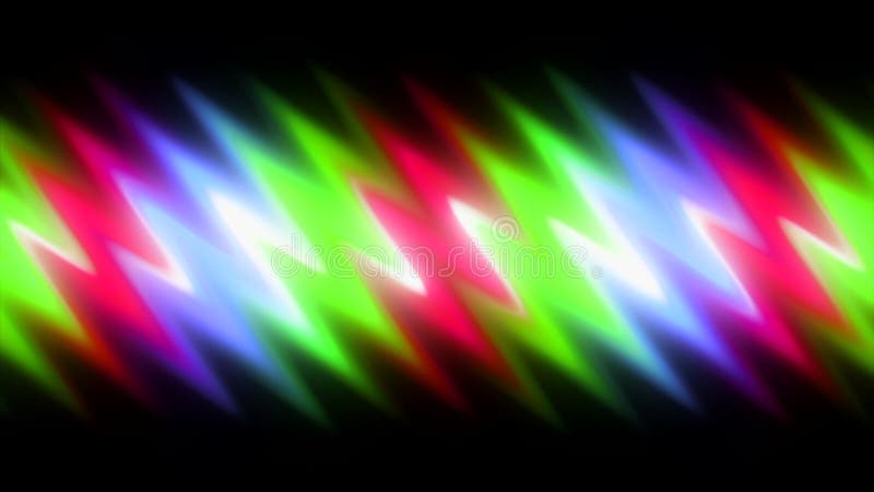 A Distorted Zigzag Background that is Moving on a Black Background ...