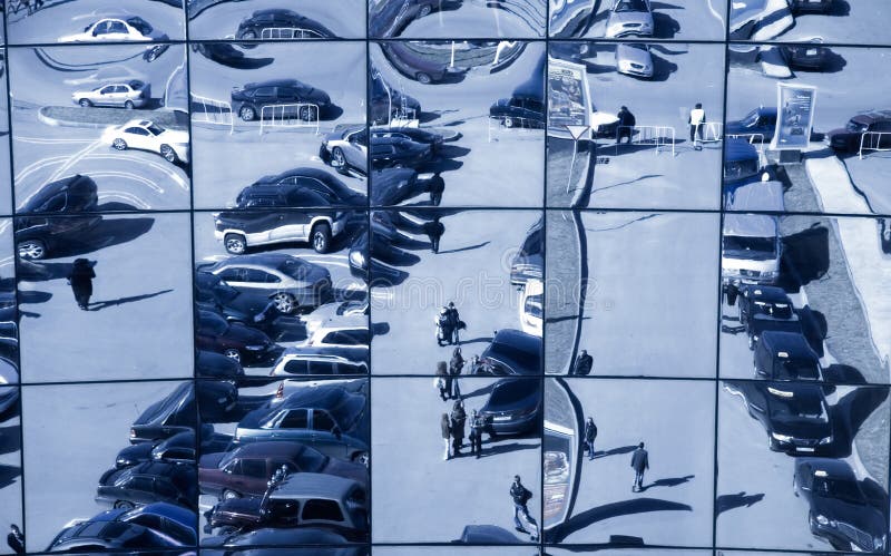 Distorting reflection stock photo. Image of cell, bend - 2308074