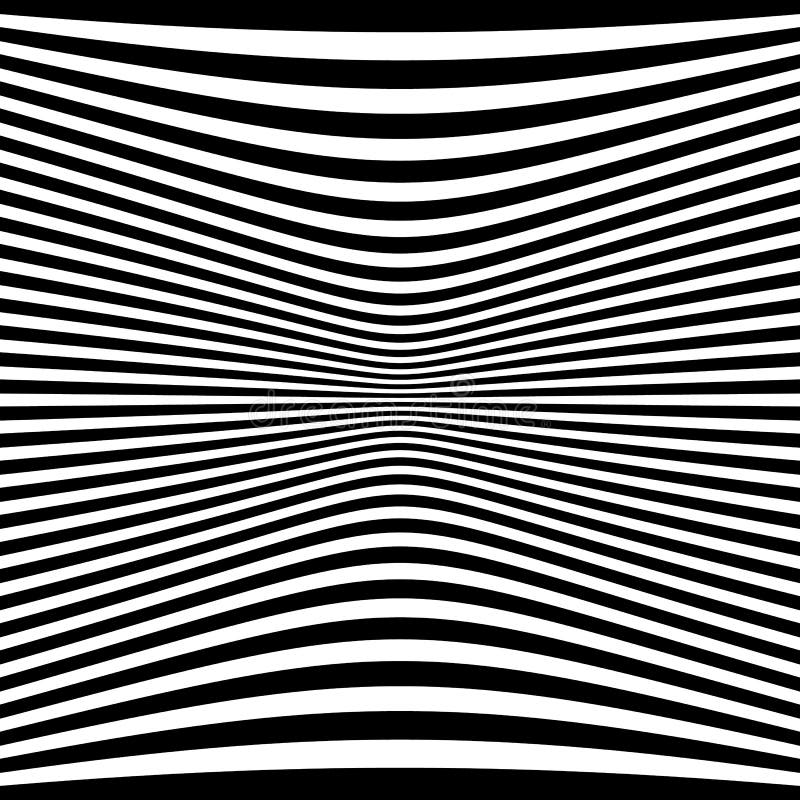 Distortion Effects on Various Patterns. Geometric Deformed Textured ...