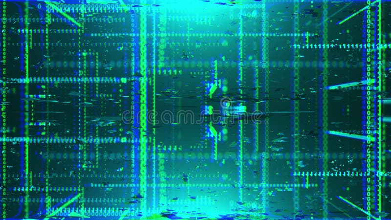Distortion and Glitches in Digital Circuits Stock Video - Video of ...