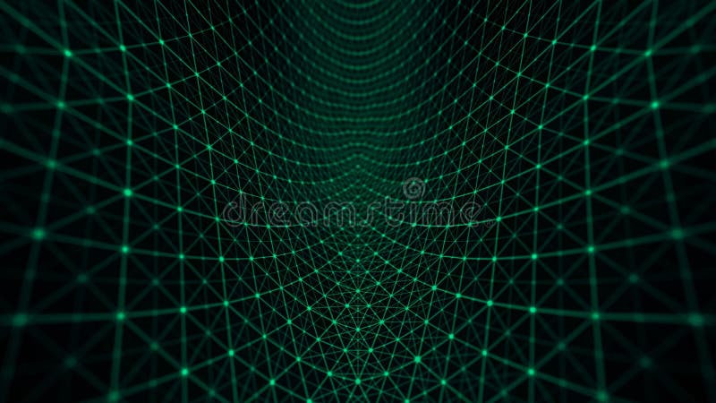 Distortion Grid Background Green Stock Illustration - Illustration of ...
