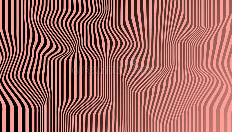 Distortion Lines Background. Distort Stripes, Abstract Modern Pattern ...