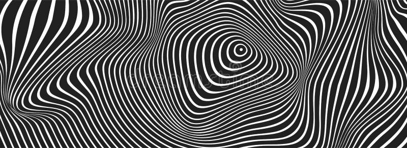 Distortion Lines Background. Distort Stripes Stock Vector ...