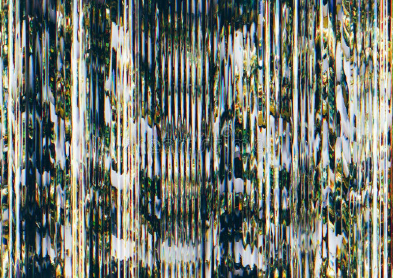 Distortion Texture Glitch Noise Green Artifacts Stock Photo - Image of ...