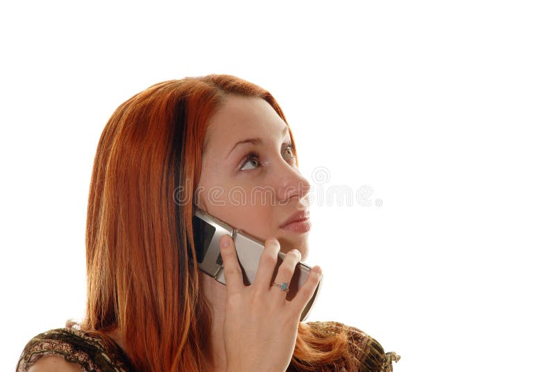 Distracted caller stock image. Image of young, distraction - 7520947