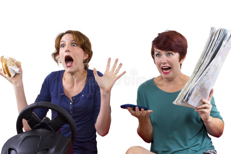 Distracted Driver stock image. Image of driving, auto - 34196679