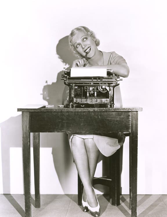 Distracted at work stock photo. Image of happy, mouth - 59799042