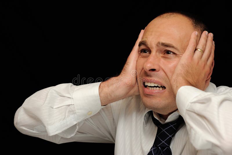 Distraught stock photo. Image of anguish, hide, model, face - 70336