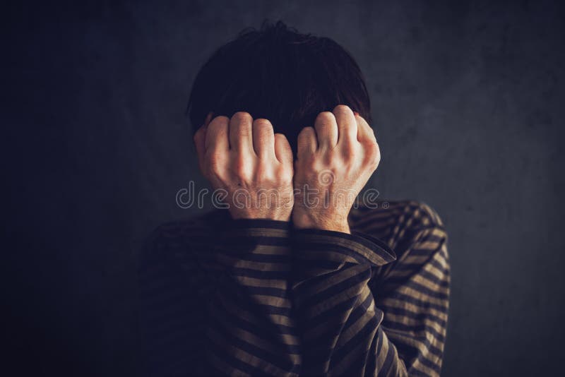 Distraught state of mind stock photo. Image of frustration - 132497534