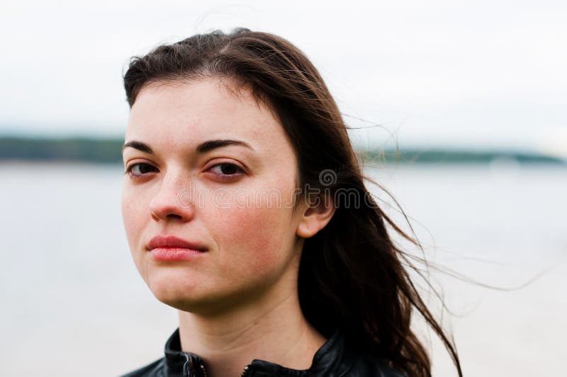 Distraught woman stock image. Image of emotions, wind - 26686737