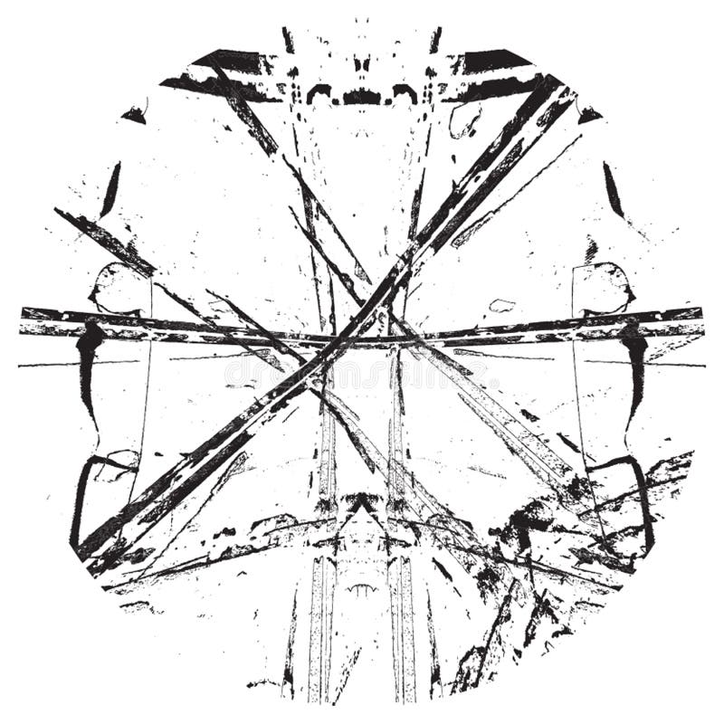 Distressed Stamp Set stock vector. Illustration of geometrical - 100227780