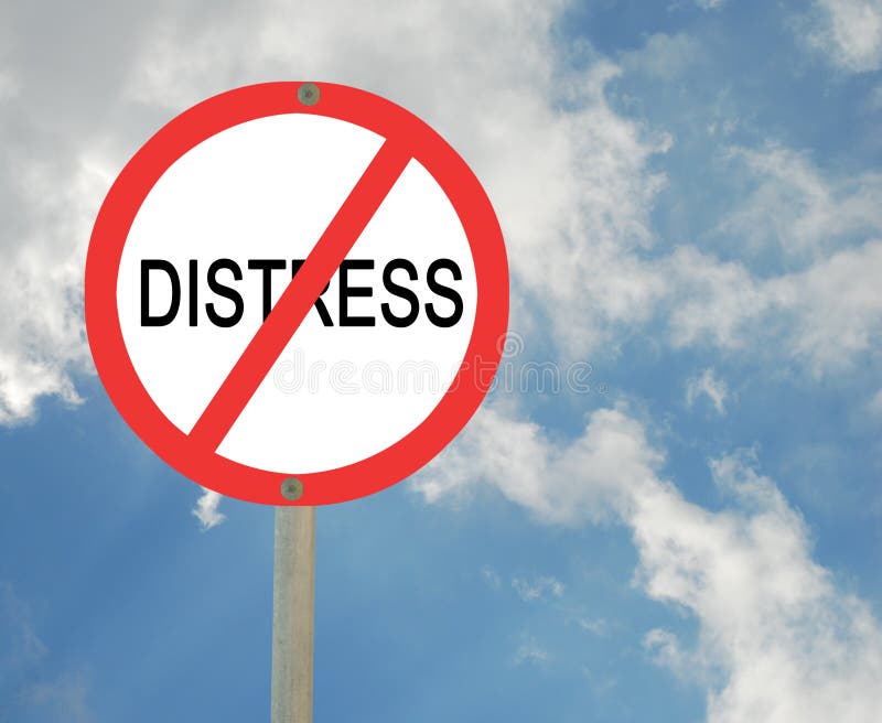 Distress prevention stock illustration. Illustration of suffering ...