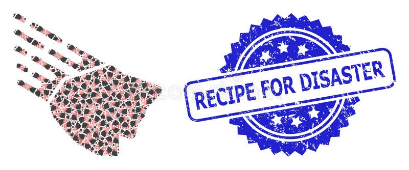 Distress Recipe for Disaster Stamp and Recursion Falling Rock Stone ...