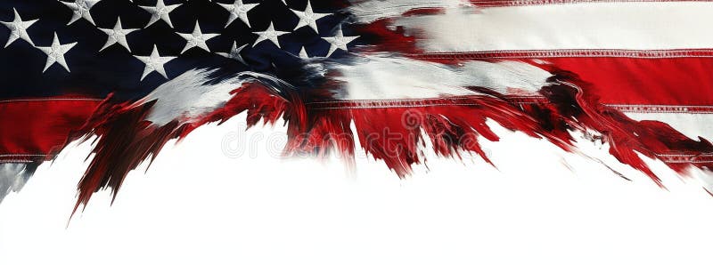 Distressed American Flag Art Torn Fabric Effect, Flag , Patriotism ...