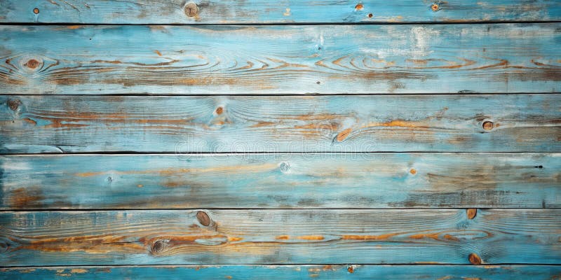 Distressed Aqua Blue Wooden Planks Background Texture Featuring ...