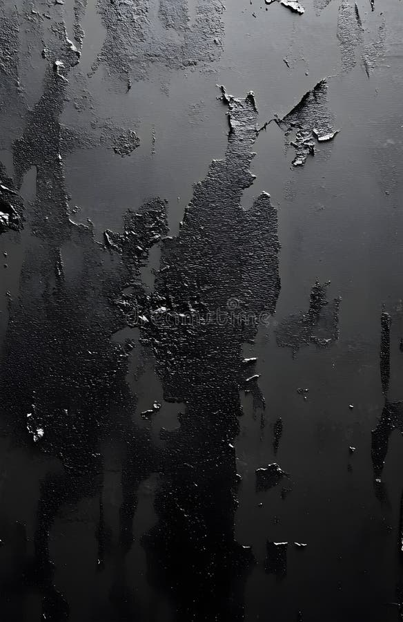 Distressed Black Paint Texture Dark Background Grunge Surface Old Wall ...